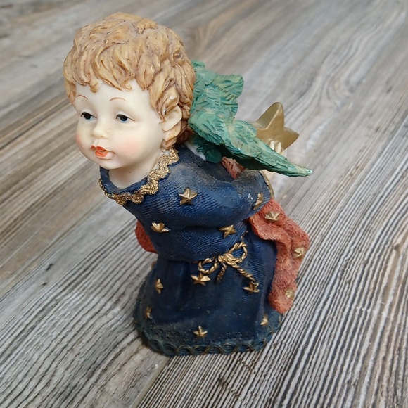 Accents | Vintage Kissing Angel Boy Figurine Decor | Poshmark